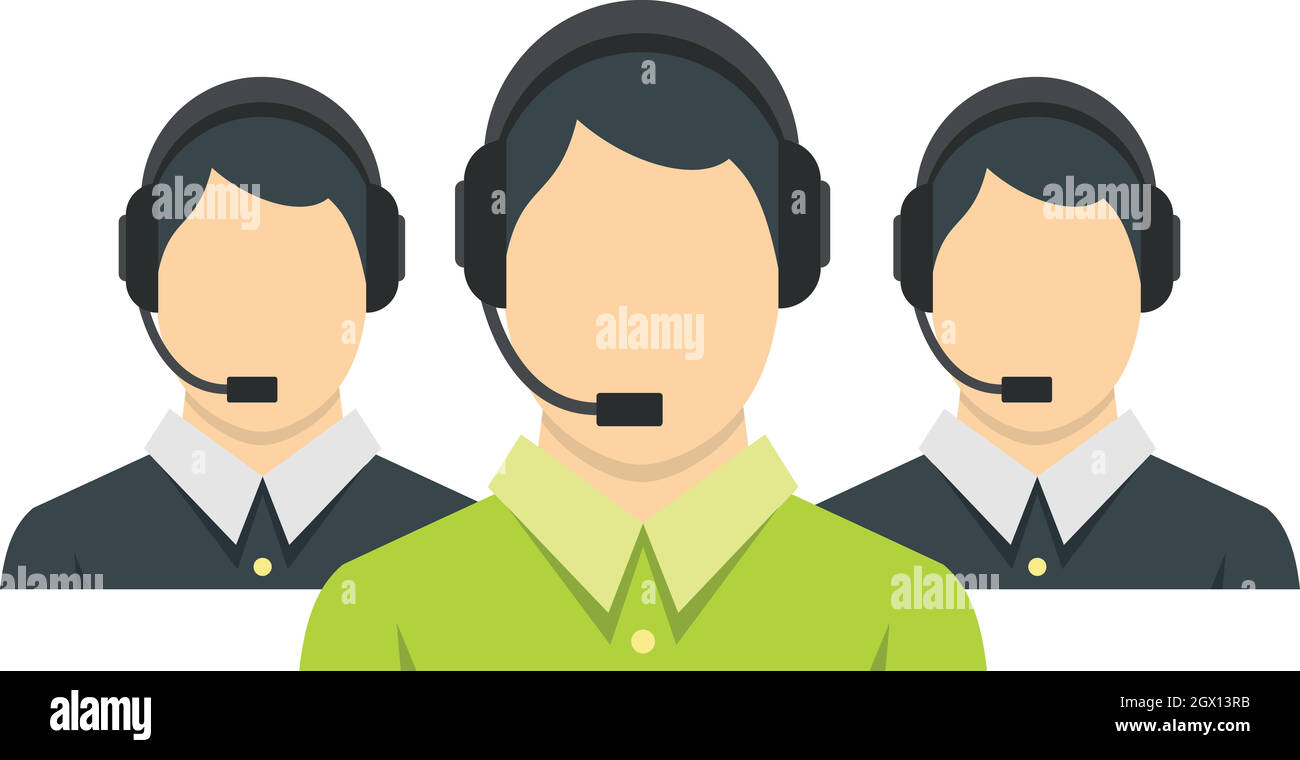 Operators customer support service Stock Vector Images - Alamy