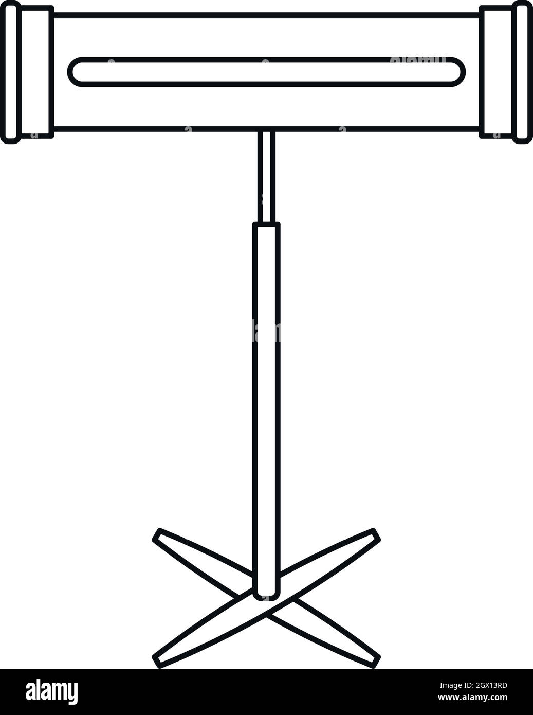 Halogen or infrared heater icon, outline style Stock Vector Image & Art ...