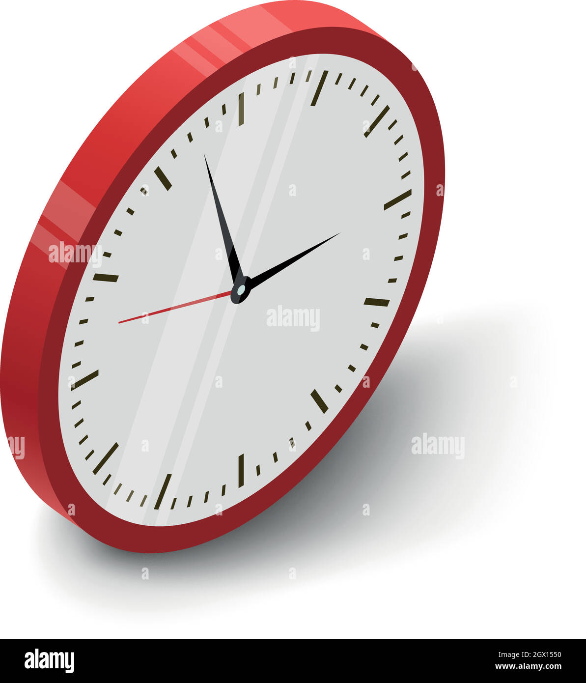 24 hour clock face Stock Vector Images - Alamy