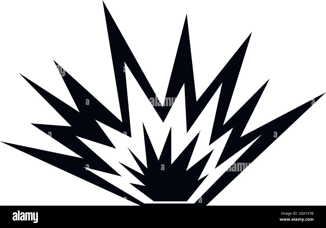 Nuclear explosion icon, simple style Stock Vector Image & Art - Alamy