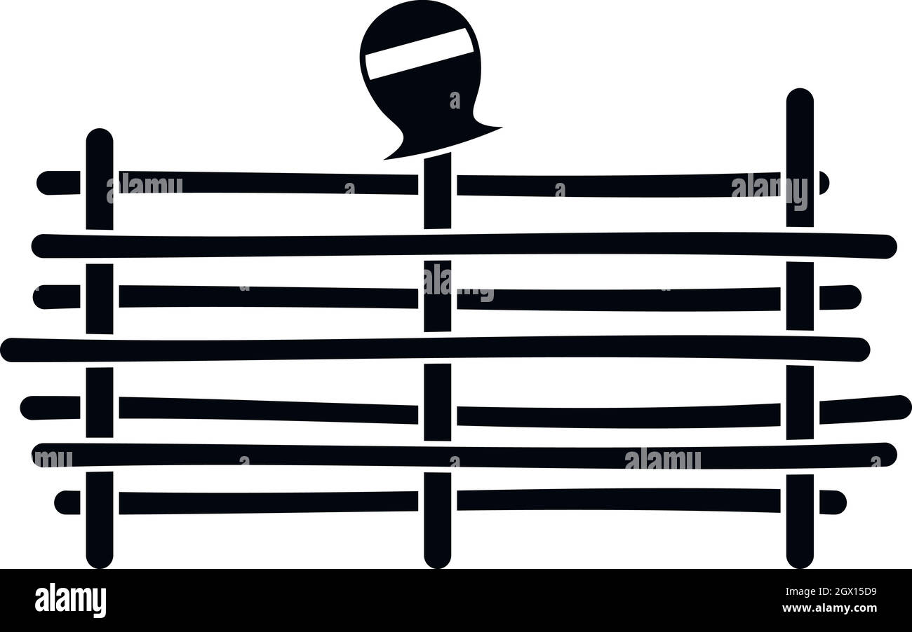 Palisade icon Stock Vector Images - Alamy