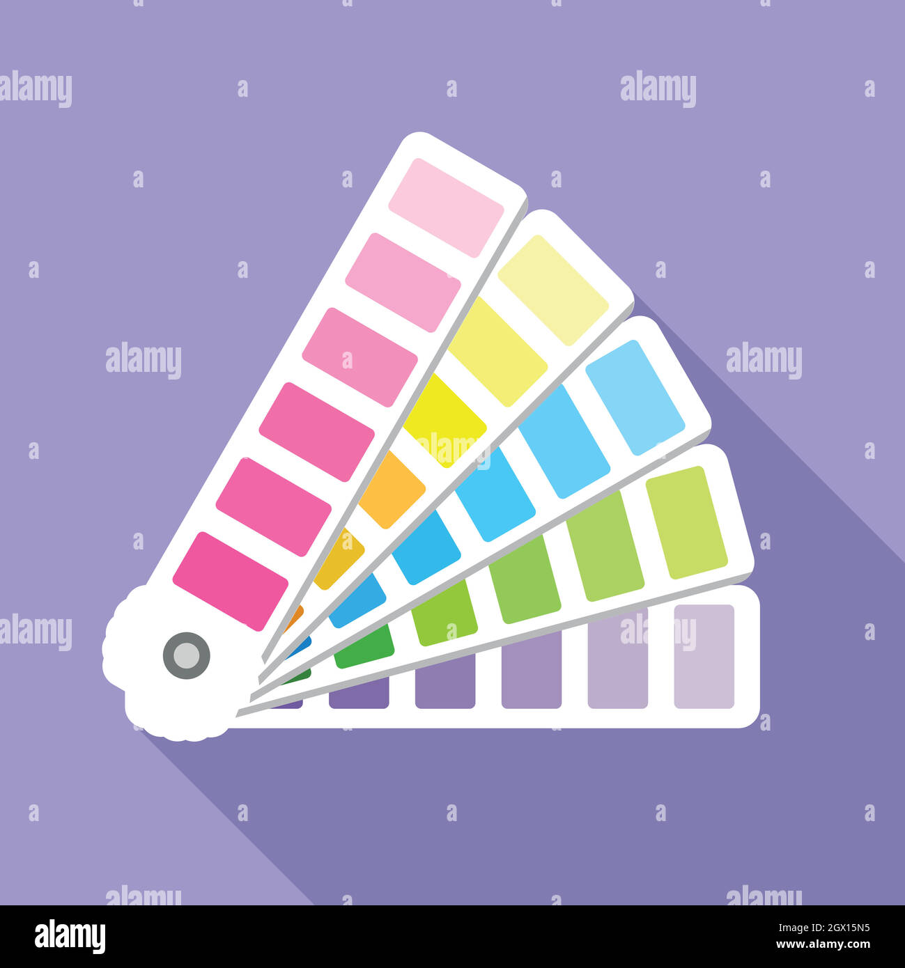 Cmyk picker icon, flat style Stock Vector Image & Art - Alamy