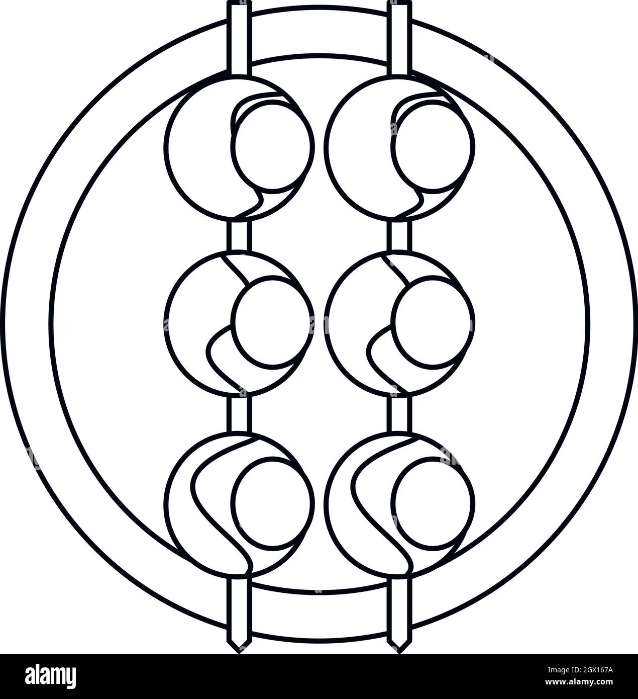 Shashlik Stock Vector Images - Alamy