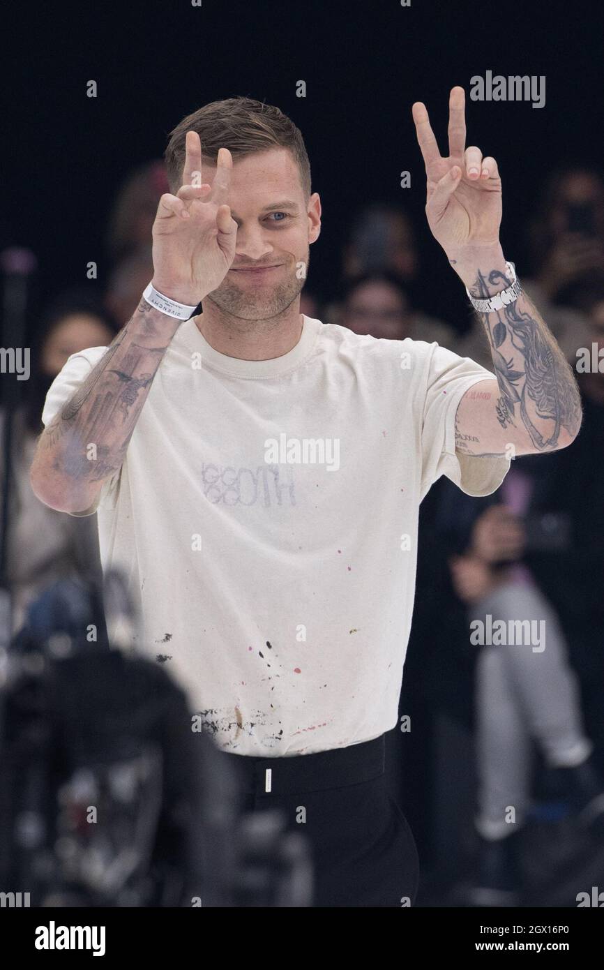 Designer Matthew M. Williams makes an appearance on the runway during ...