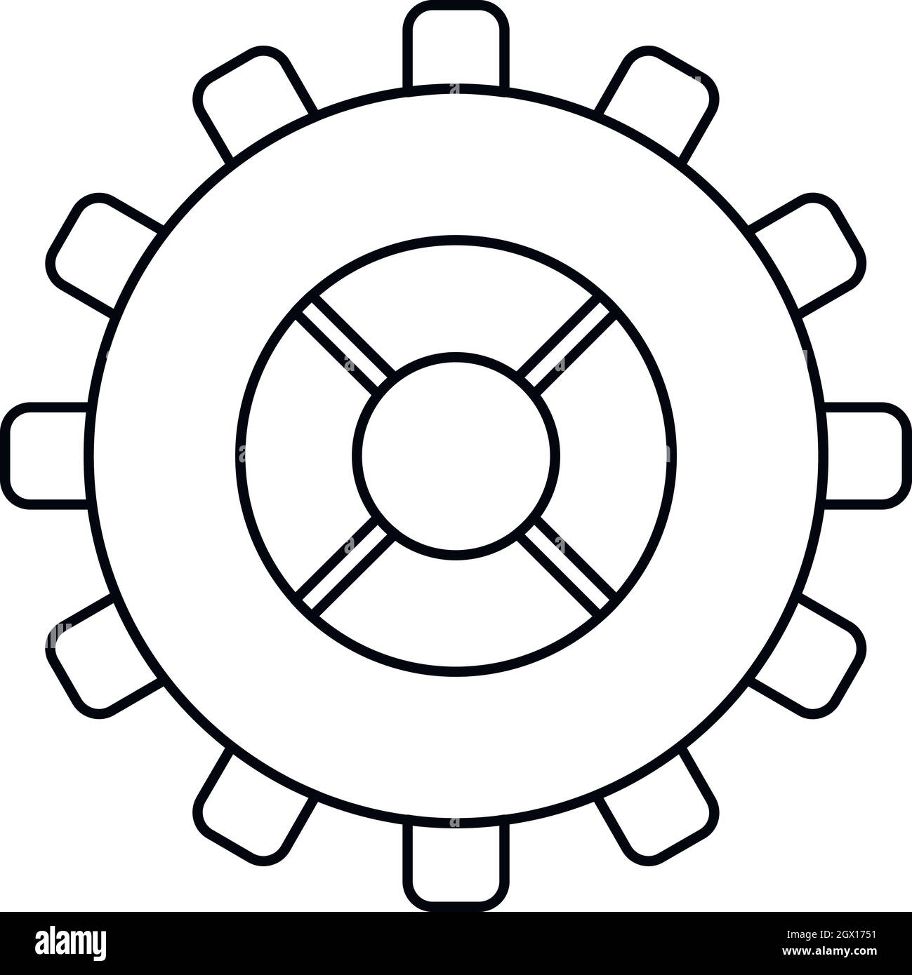 Gear icon, outline style Stock Vector Image & Art - Alamy Gear icon, outline style Stock Vector Image & Art - Alamy