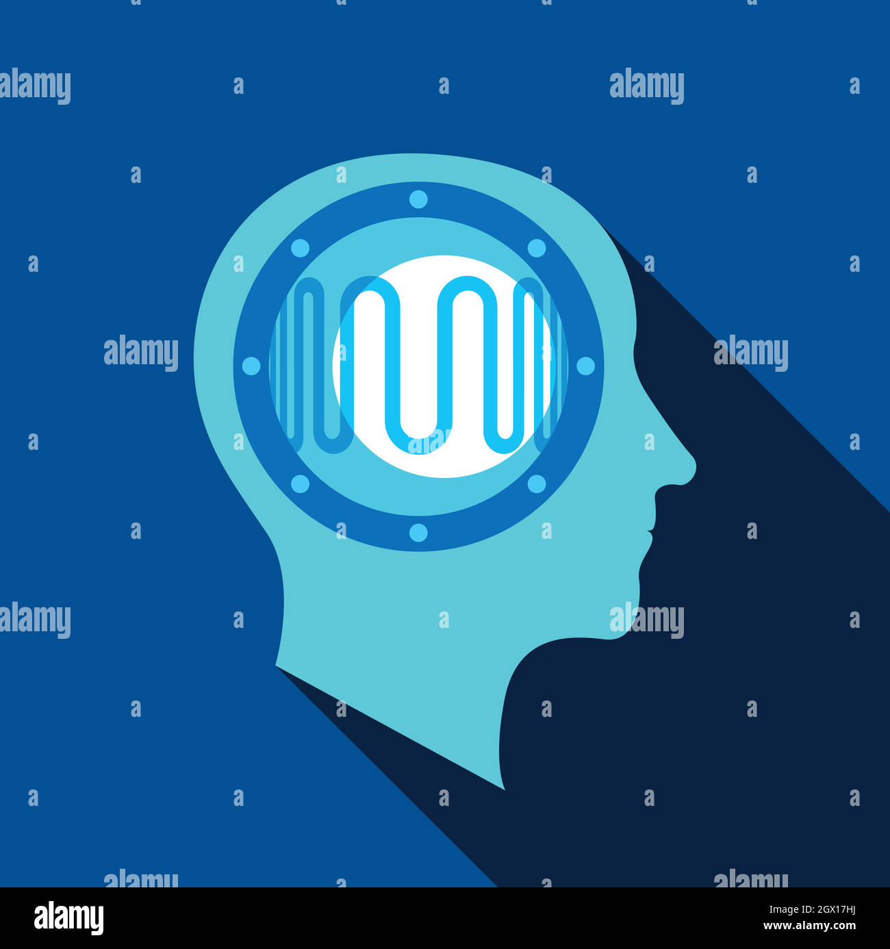Brain icon Stock Vector Images - Alamy