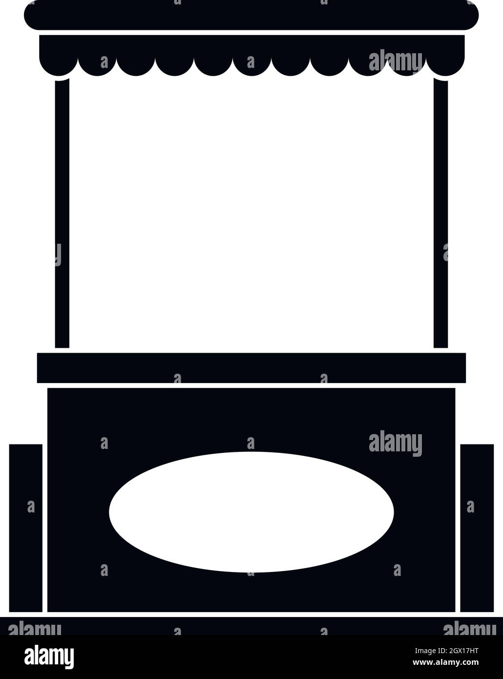 Street kiosk icon, simple style Stock Vector Image & Art - Alamy