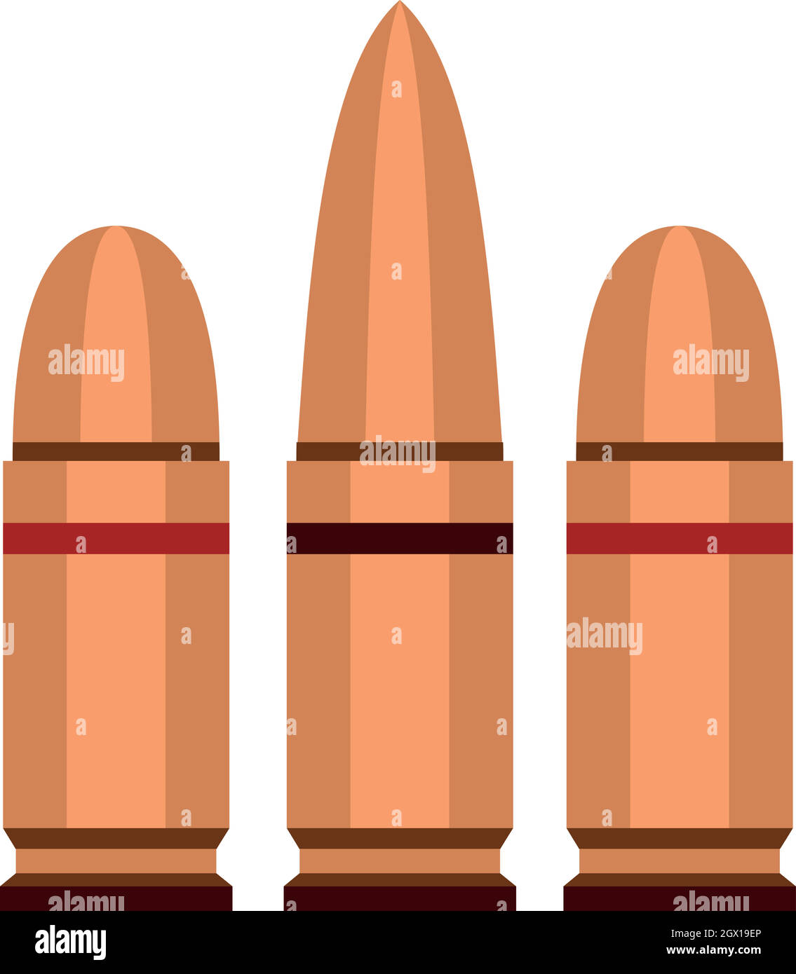 Cartridges icon in flat Stock Vector Images - Alamy