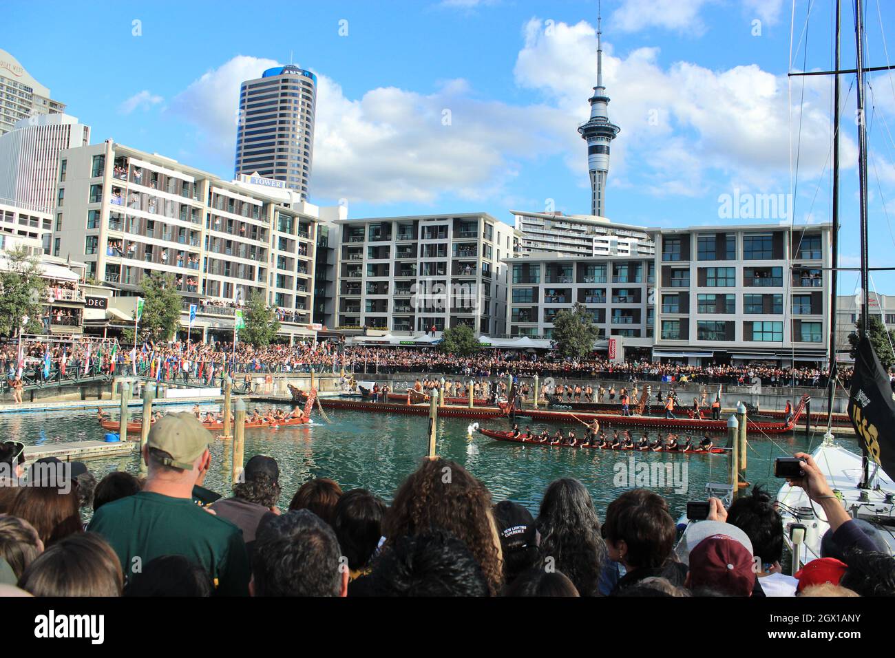 Maori boat, Auckland New Zealand, 10 Sep 2012 Stock Photo - Alamy