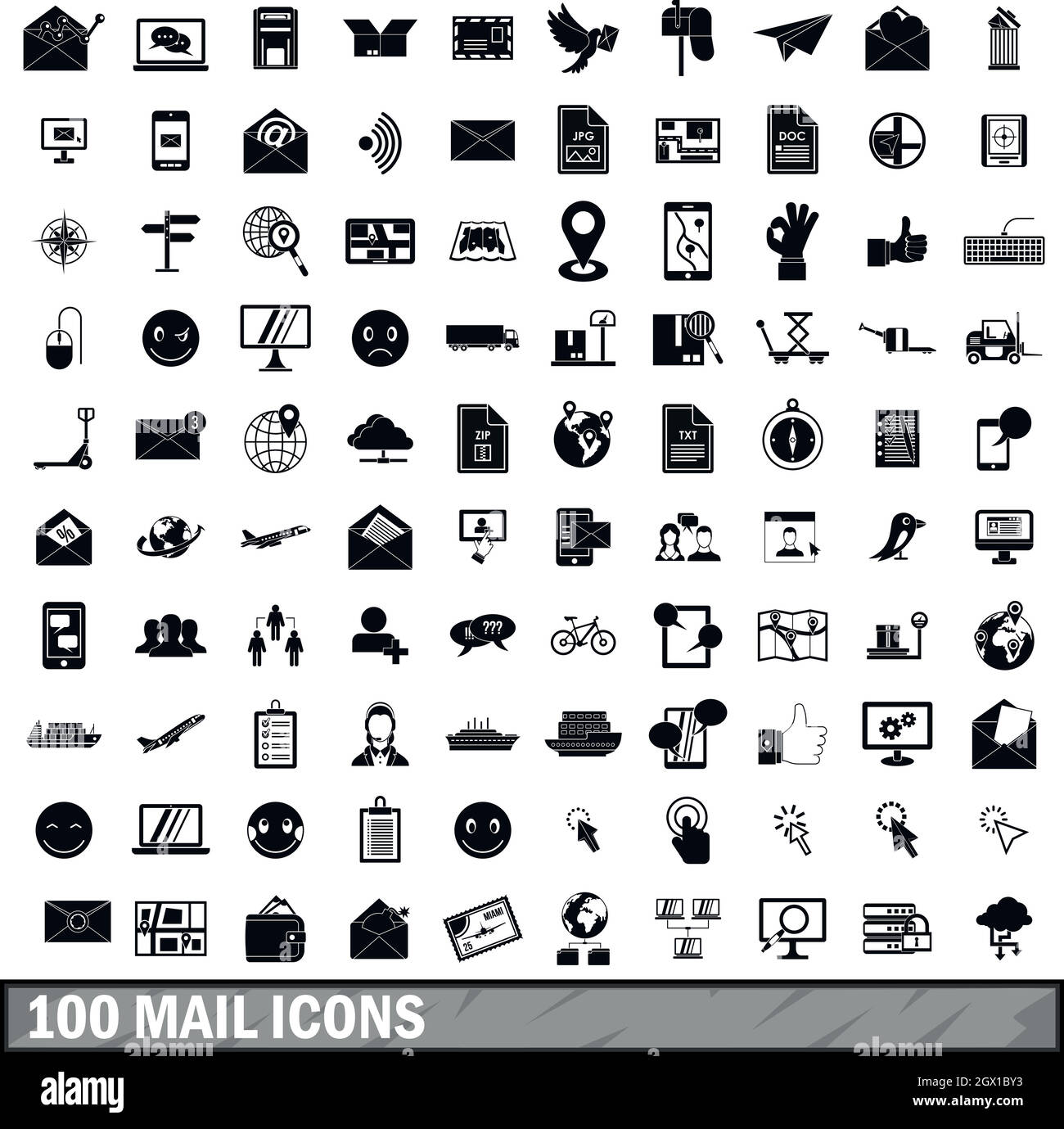 Mail route map hi-res stock photography and images - Alamy