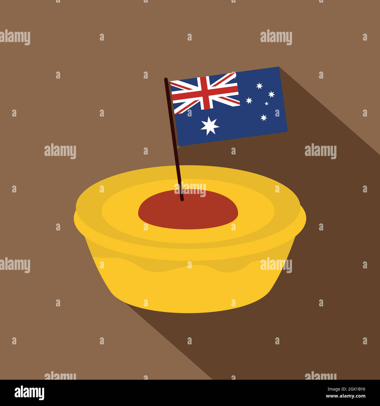 Little flag icon, flat style Stock Vector Image & Art - Alamy