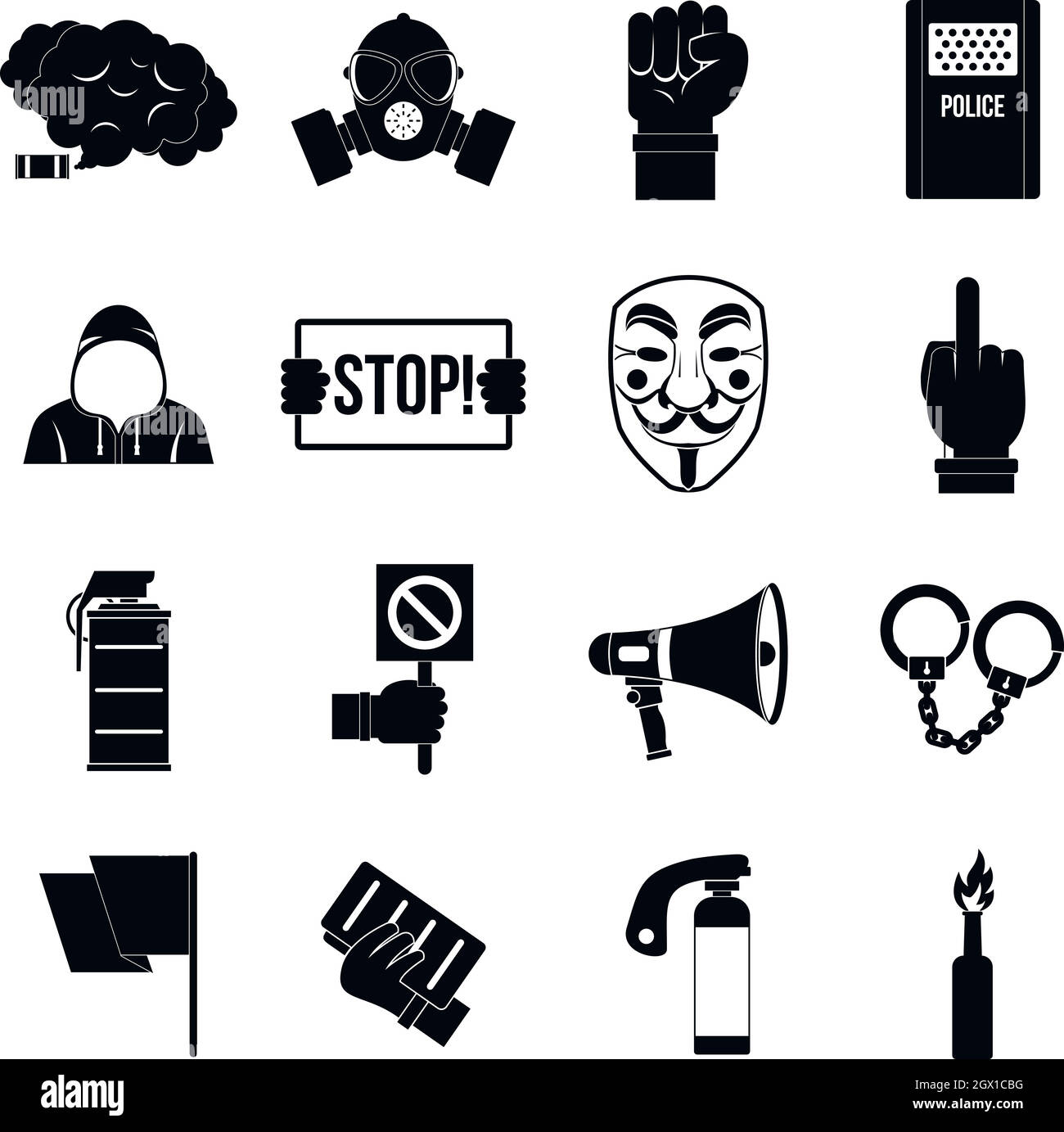 Democracy protest Stock Vector Images - Alamy