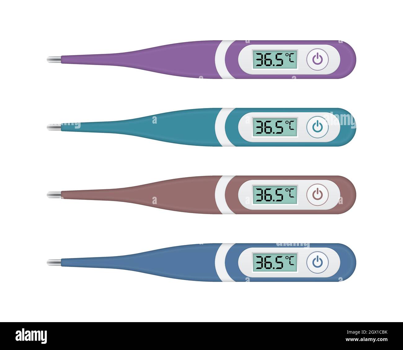 Realistic icon set hi-res stock photography and images - Alamy