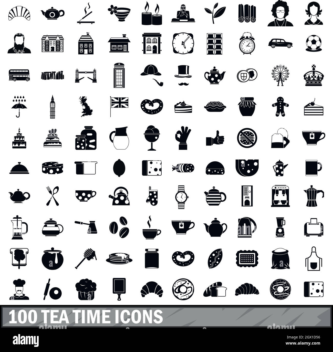 Sandwich tea time Stock Vector Images - Alamy