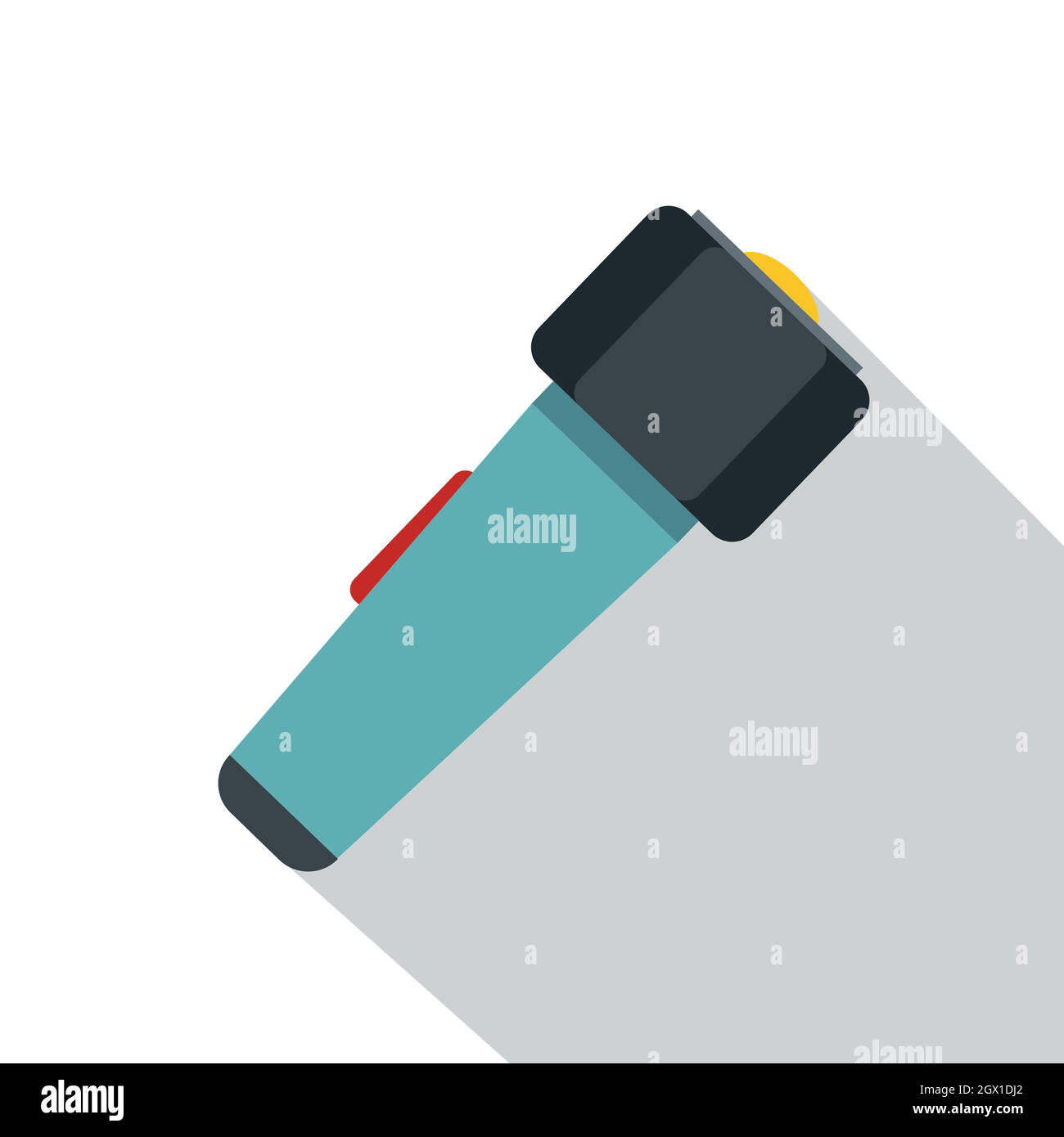 Hand flashlight icon, flat style Stock Vector Image & Art - Alamy