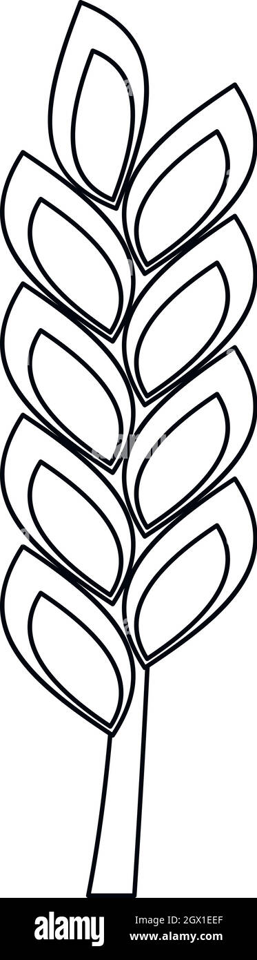 One spike icon, outline style Stock Vector Image & Art - Alamy