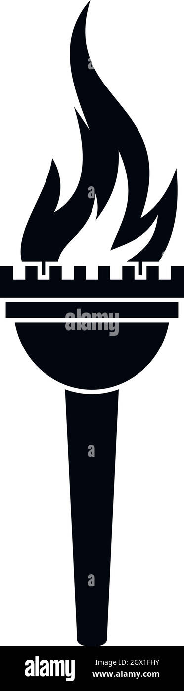 Torch icon hi-res stock photography and images - Alamy