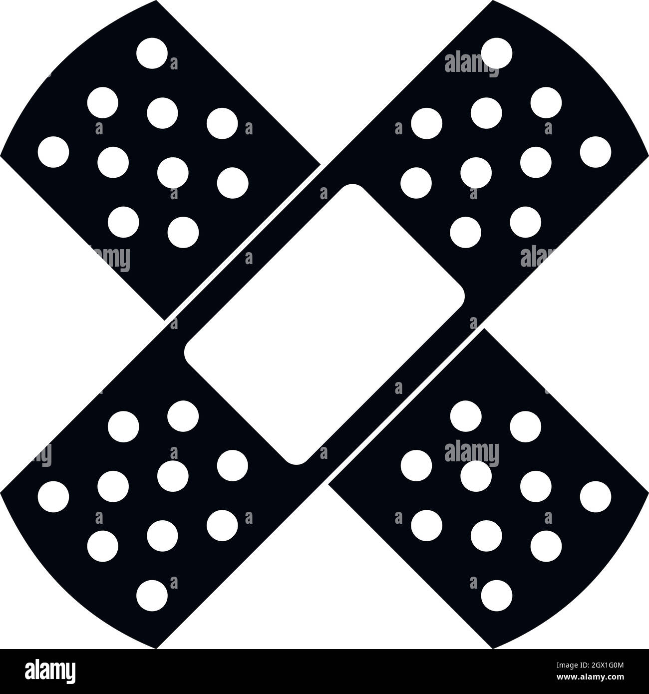 Patch icon, simple style Stock Vector Image & Art - Alamy