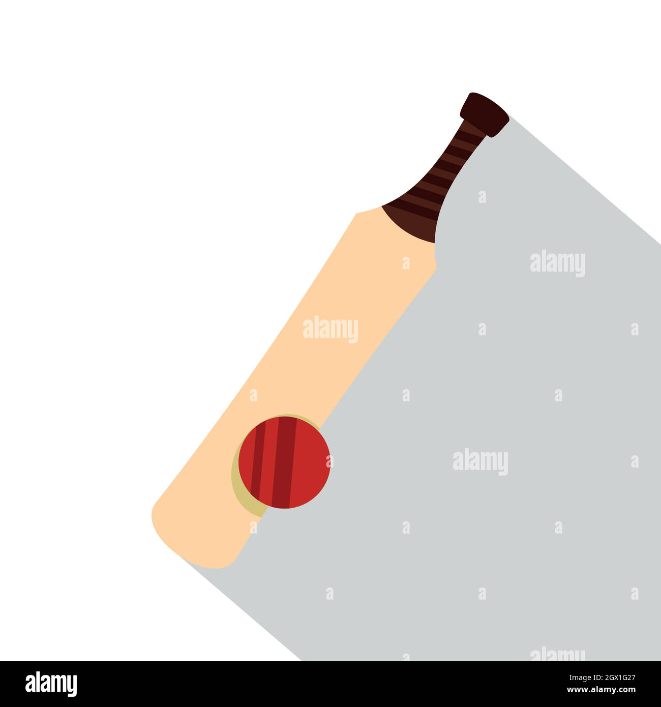 Baseball icon, flat style Stock Vector Image & Art - Alamy