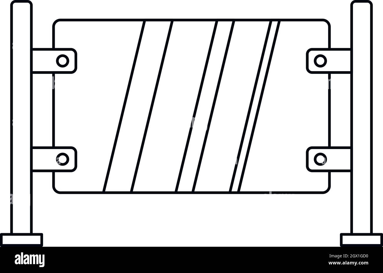 Modern glass bus station Stock Vector Images - Alamy