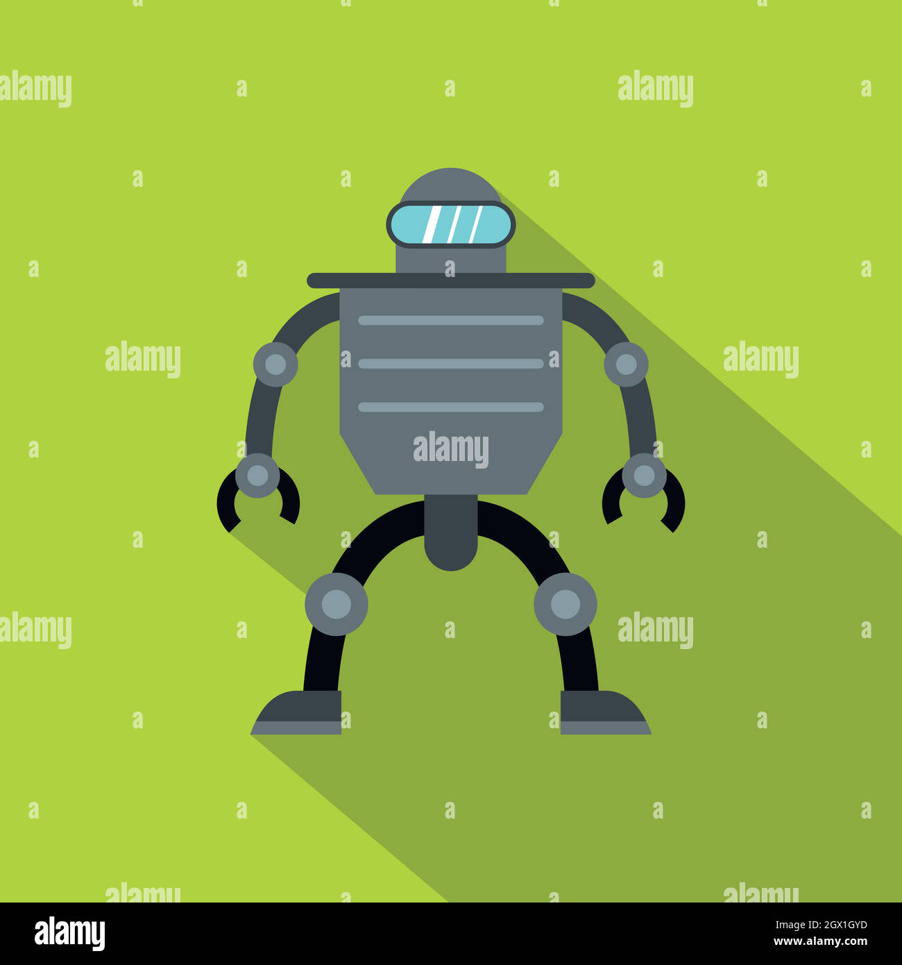 Robot cyborg machine futuristic Stock Vector Images - Alamy