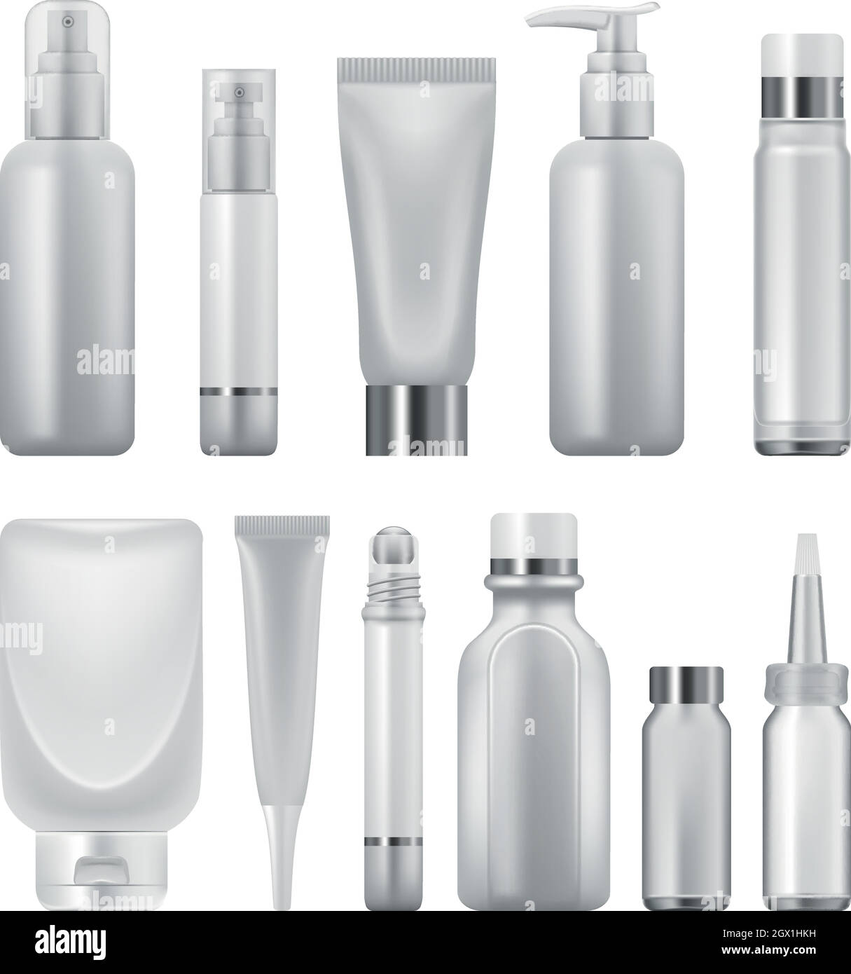 Mockup white pack Cut Out Stock Images & Pictures - Alamy