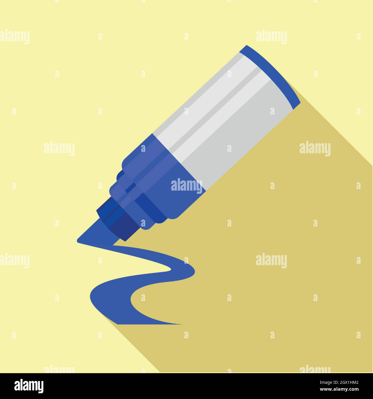 Education marker object Stock Vector Images - Alamy