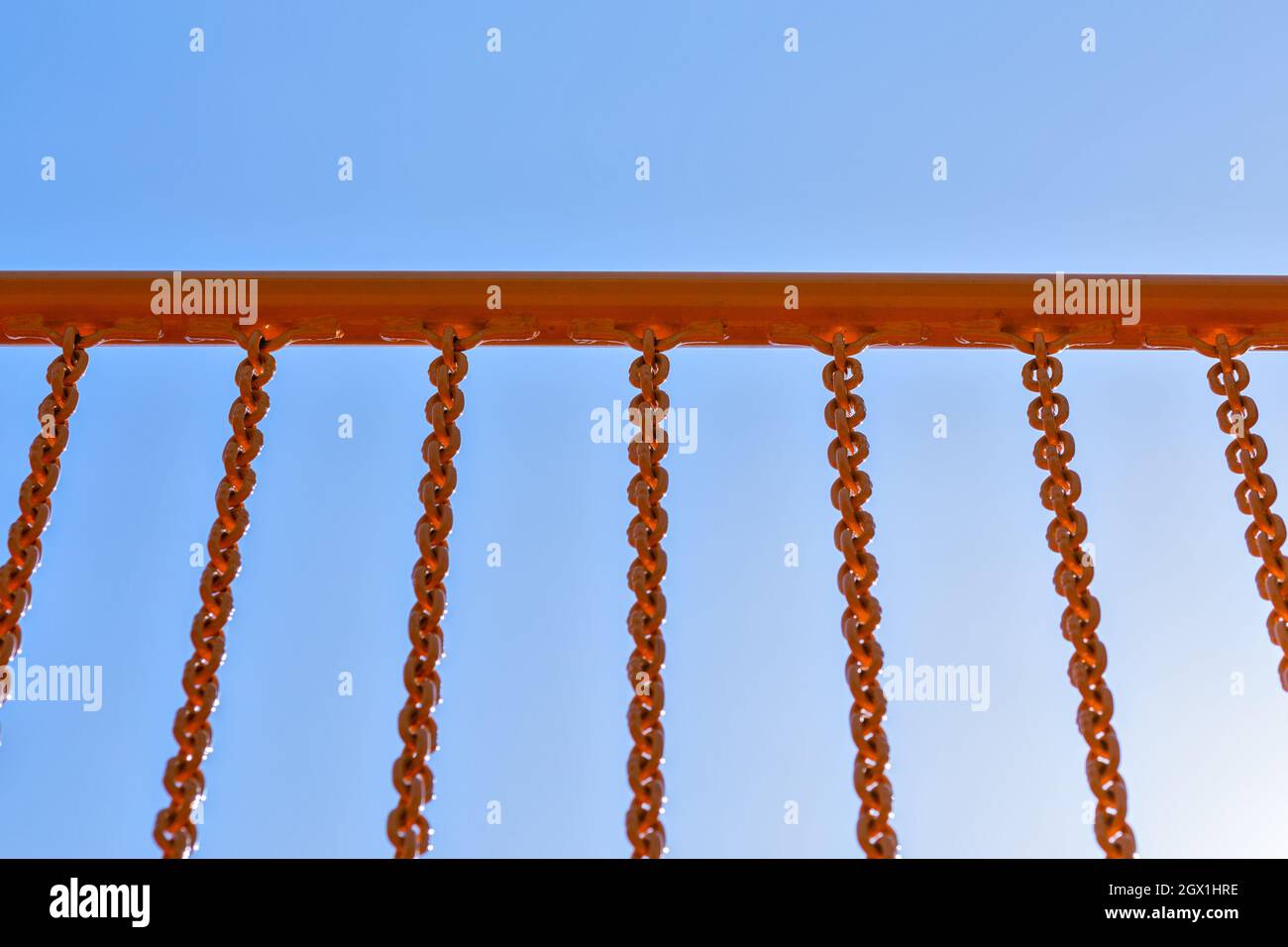 Iron chain railing hi-res stock photography and images - Alamy