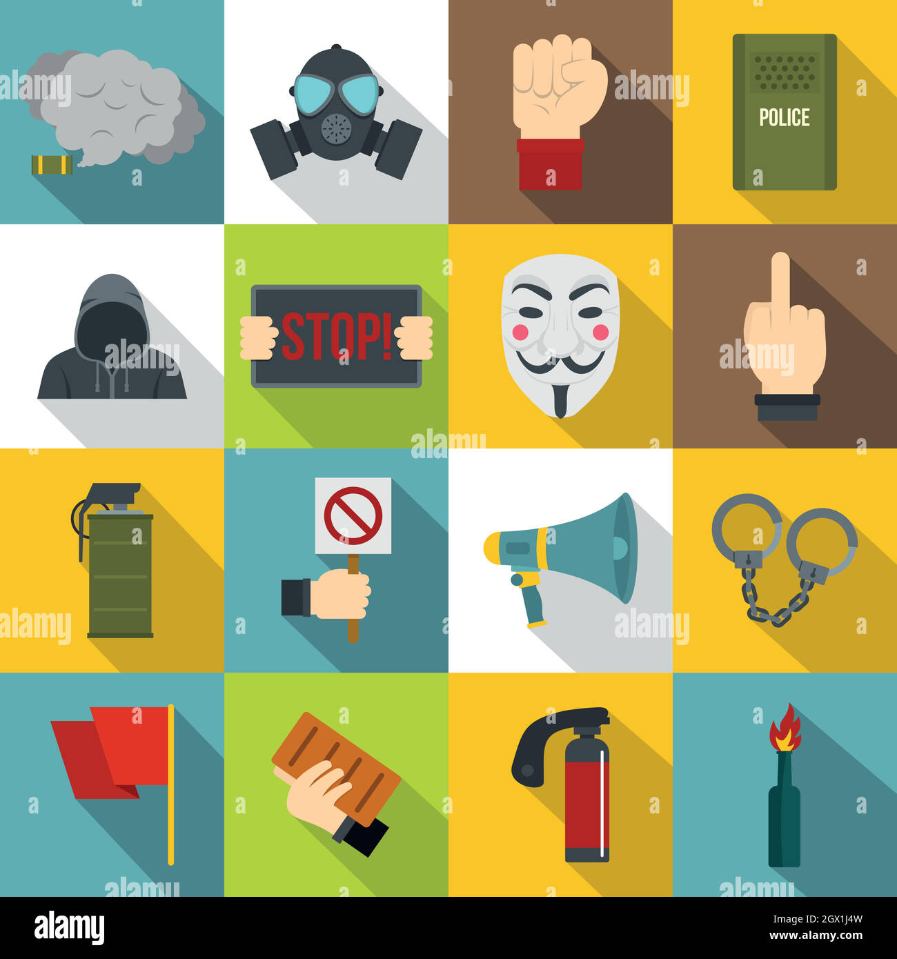 Democracy protest Stock Vector Images - Alamy