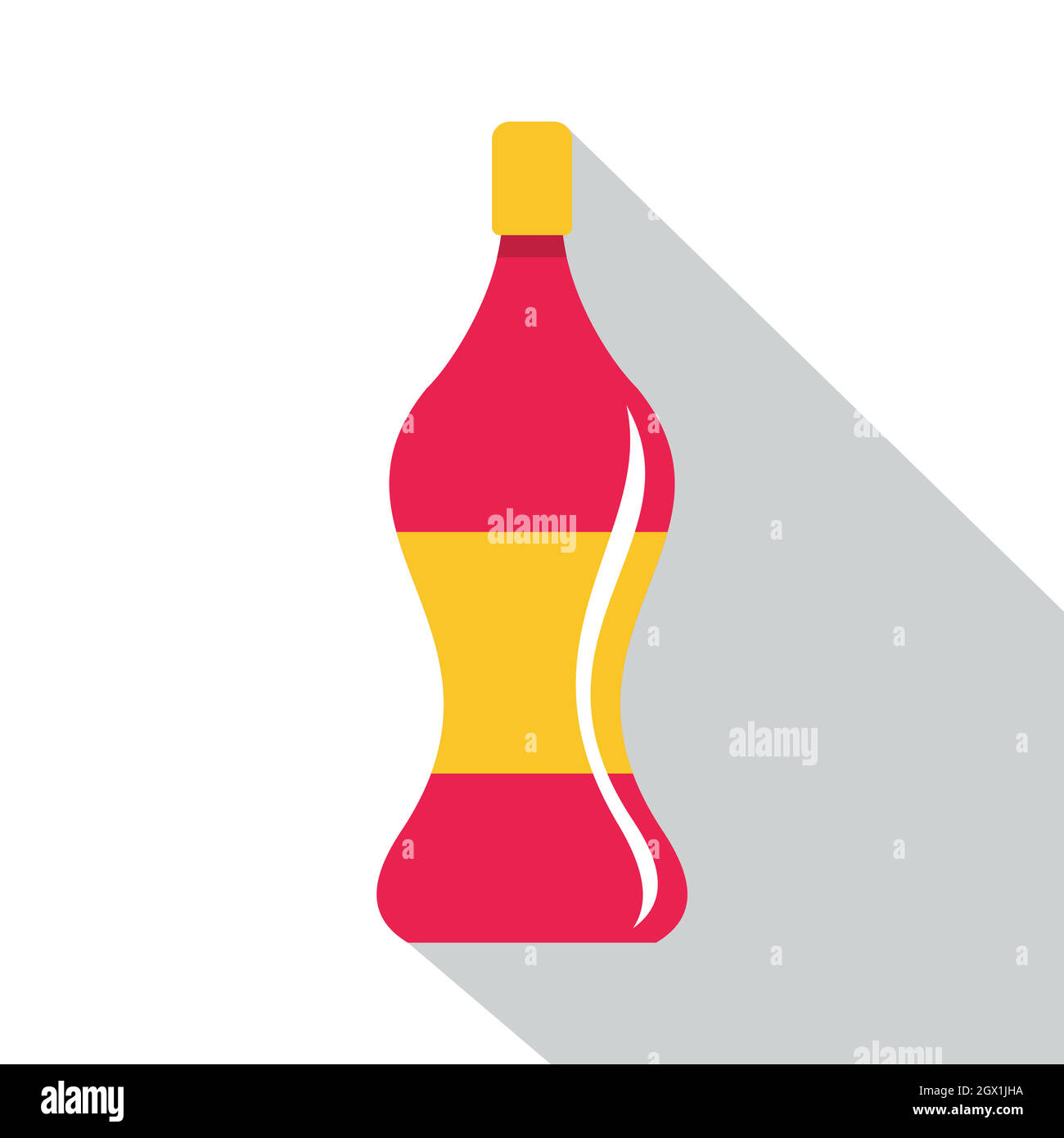 Soda water icon, flat style Stock Vector Image & Art - Alamy