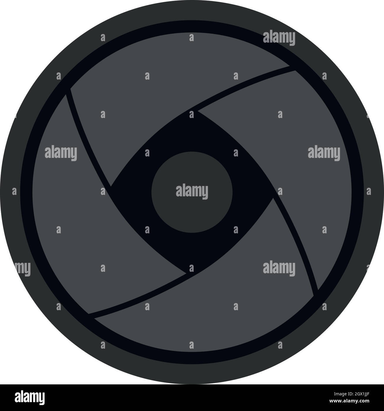 Camera lens icon, flat style Stock Vector Image & Art - Alamy