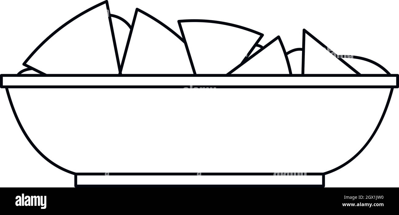 Tortilla nachos Stock Vector Images - Alamy