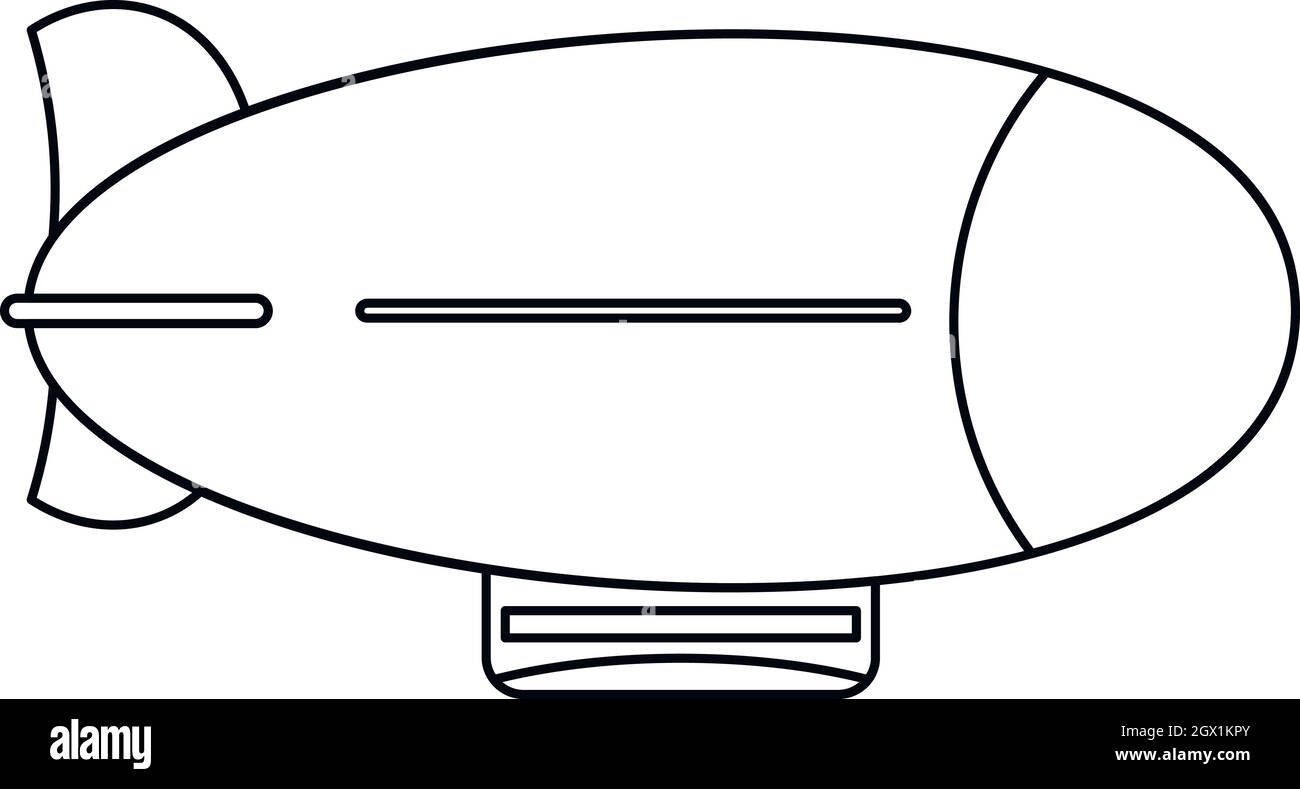 Retro dirigible vintage airship hi-res stock photography and images - Alamy