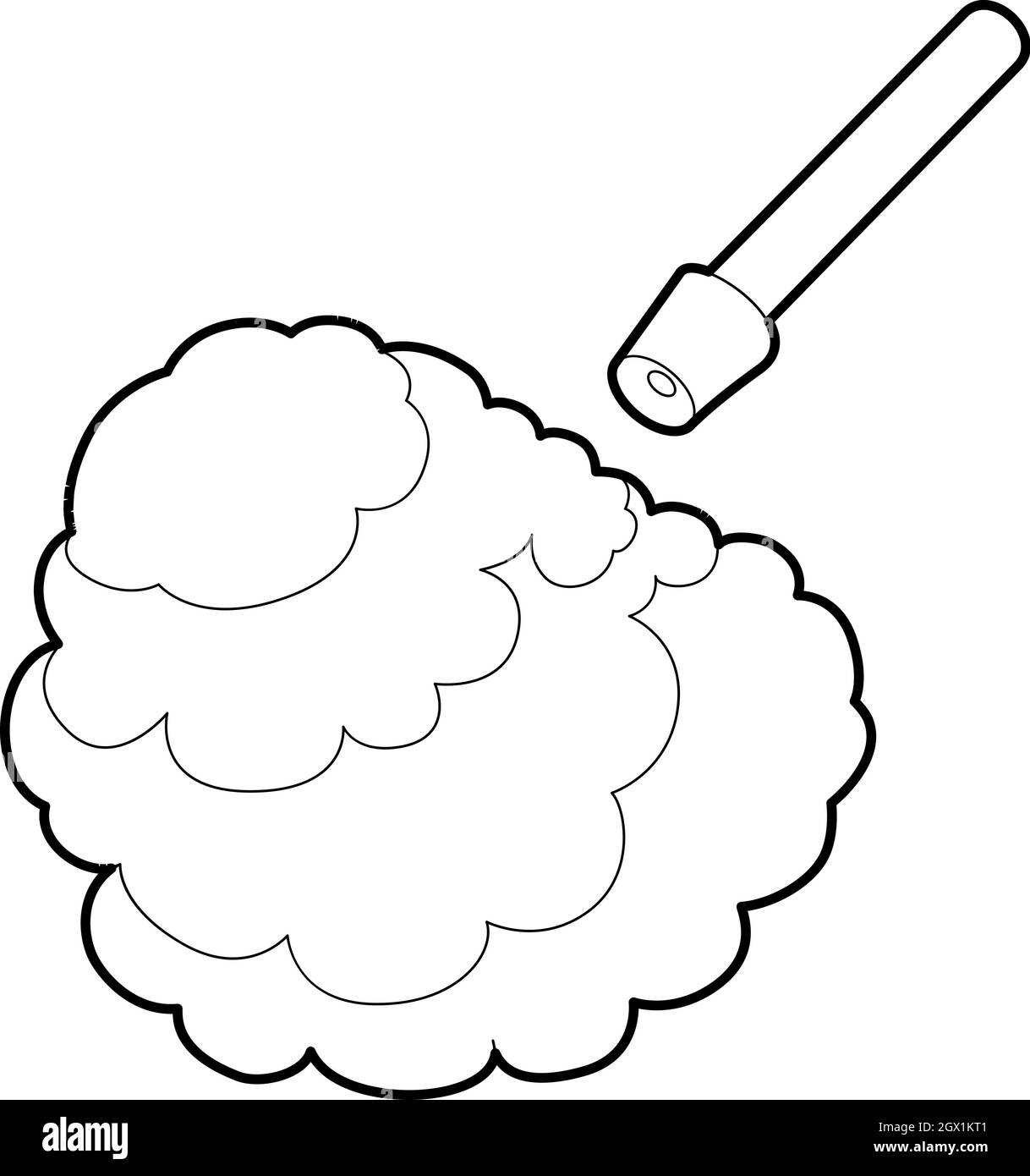 Spray compressor icon outline Cut Out Stock Images & Pictures - Alamy