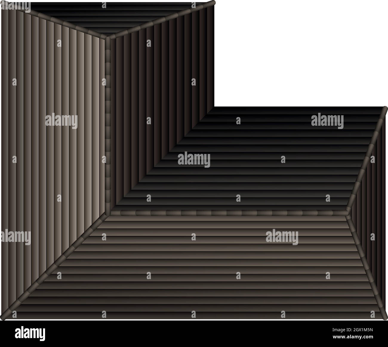 Rooftop Cut Out Stock Images & Pictures - Alamy