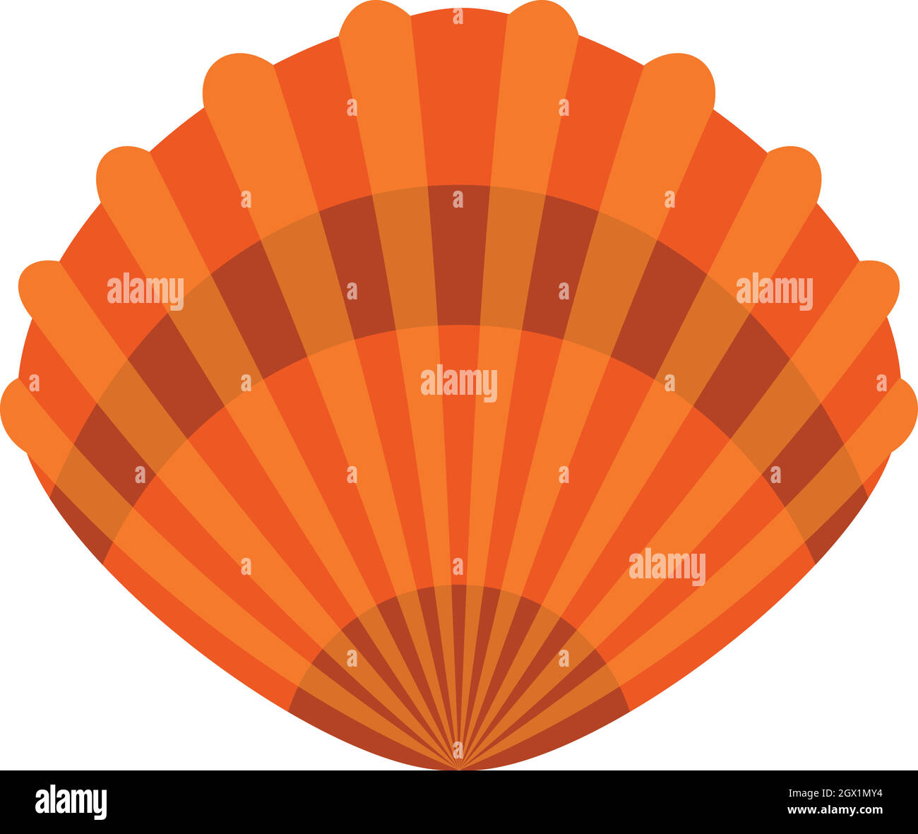 Clam shell illustration Stock Vector Images - Alamy
