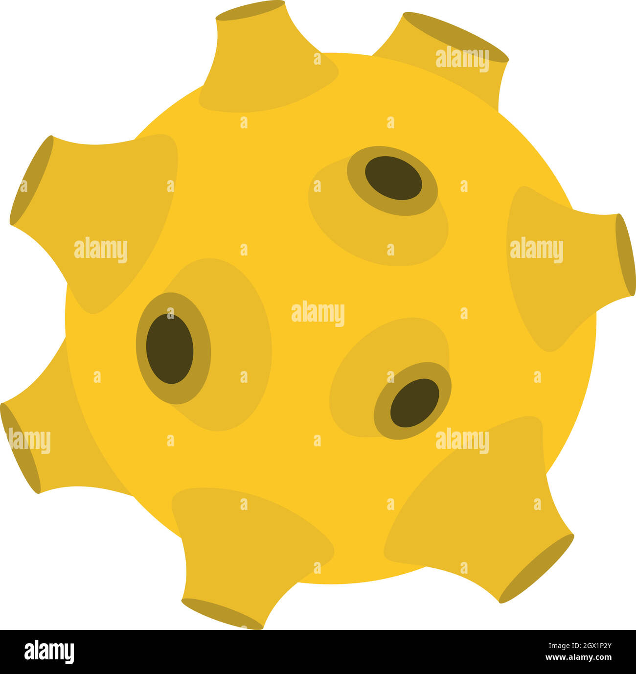 Full moon icon, flat style Stock Vector Image & Art - Alamy