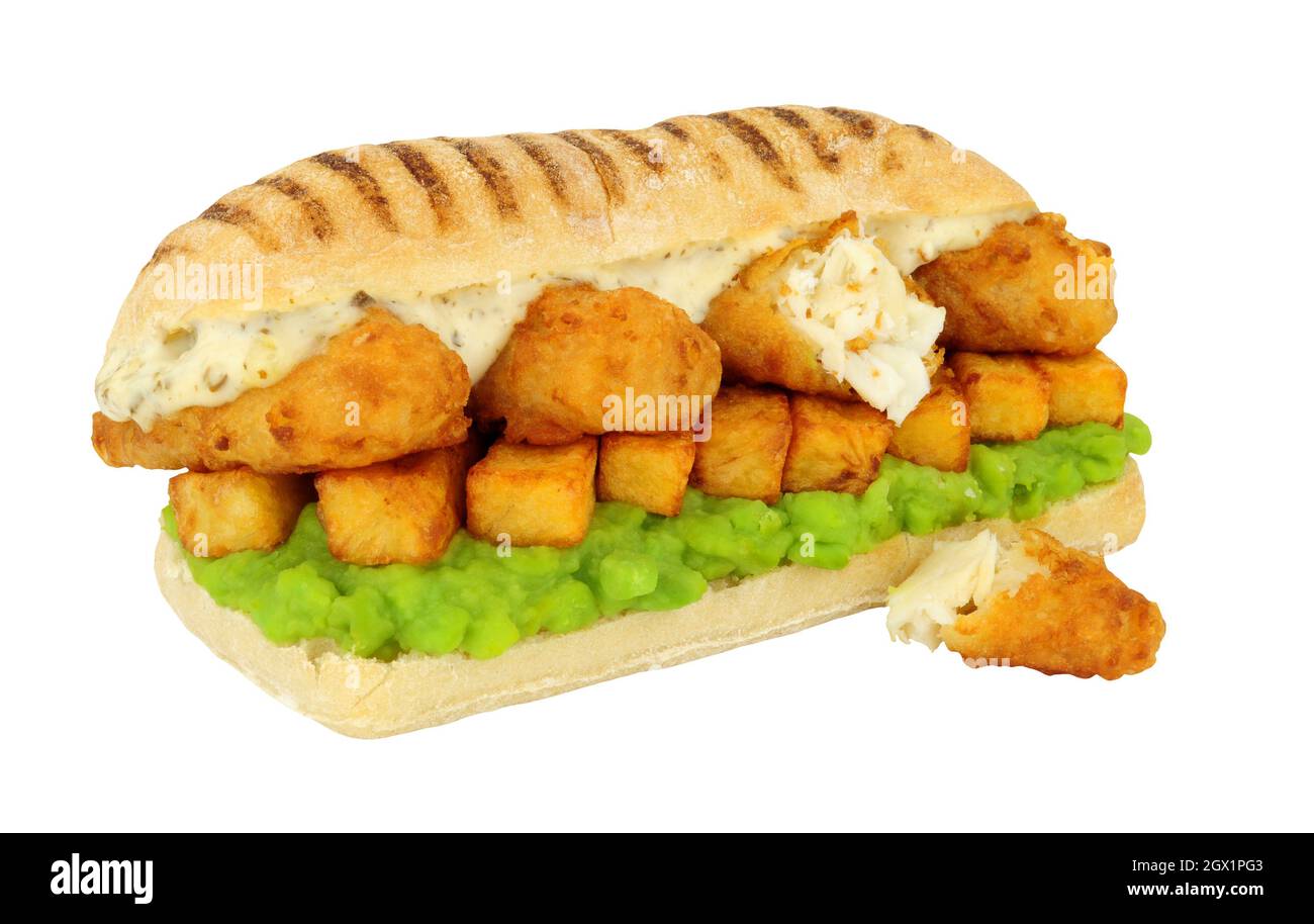 Battered fish sandwich hi-res stock photography and images - Alamy