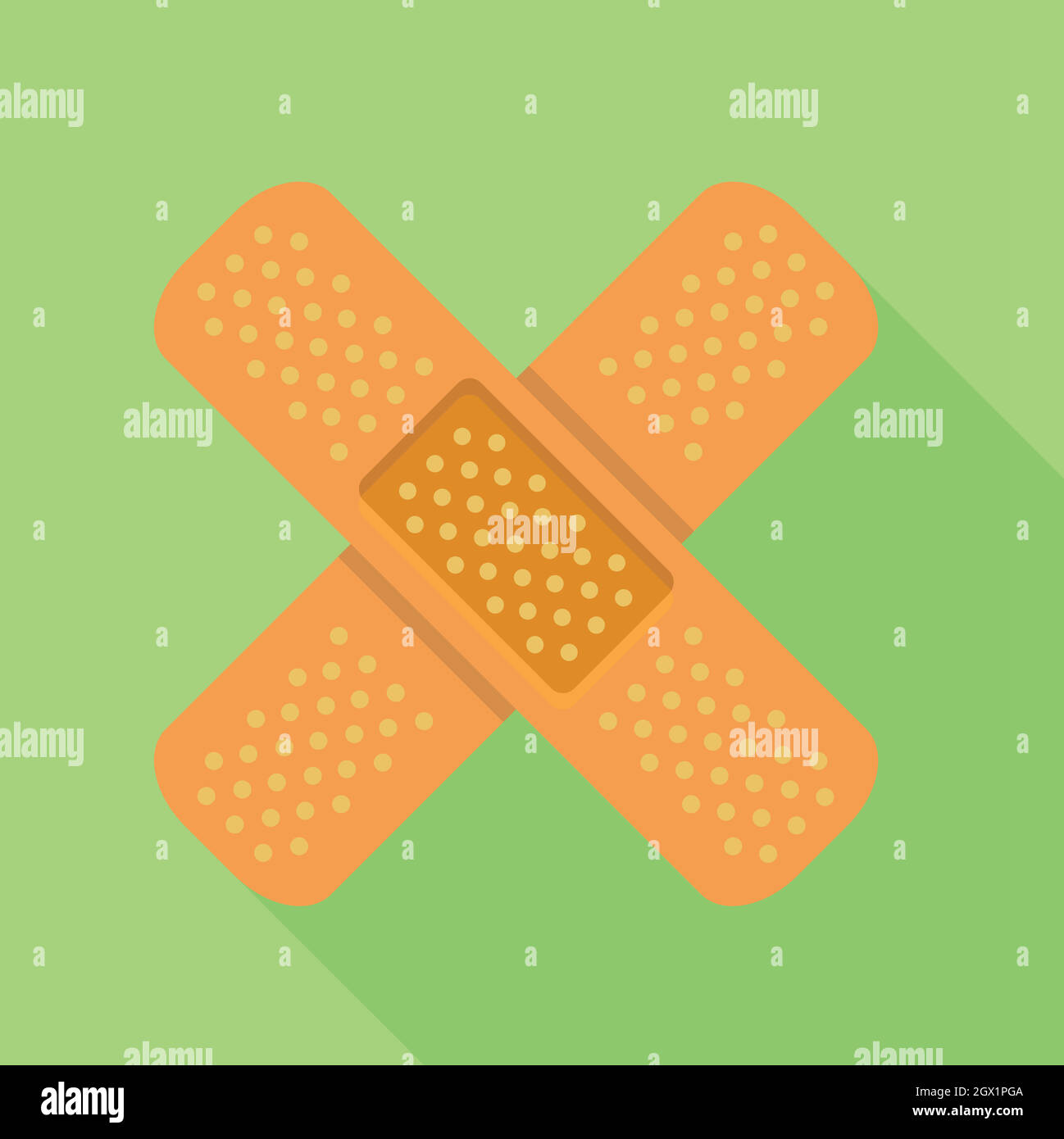 Patch icon, flat style Stock Vector Image & Art - Alamy