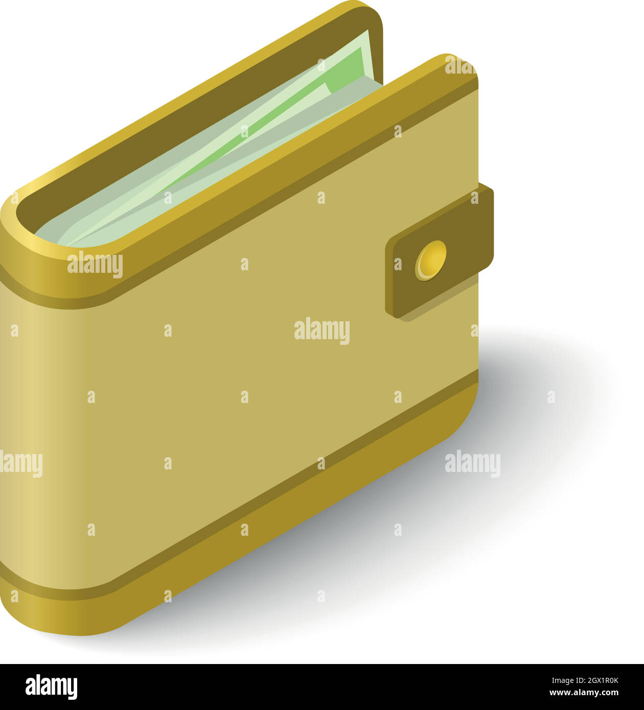 Financial green wallet Stock Vector Images - Alamy