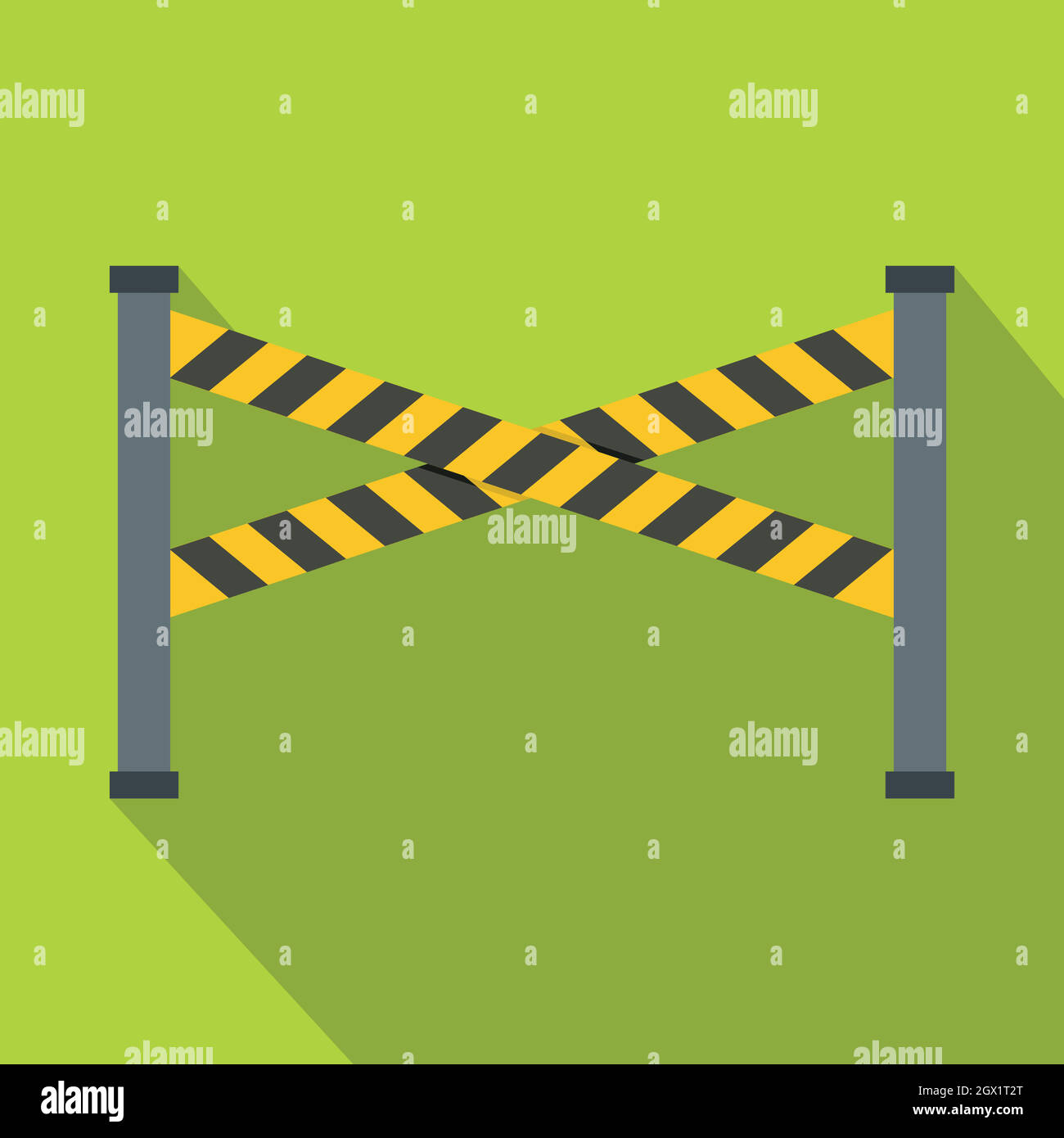 Police barrier Stock Vector Images - Alamy