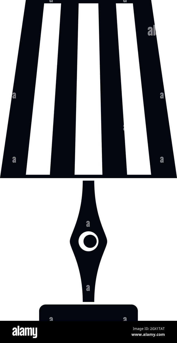 Home vintage table lamp Stock Vector Images - Alamy