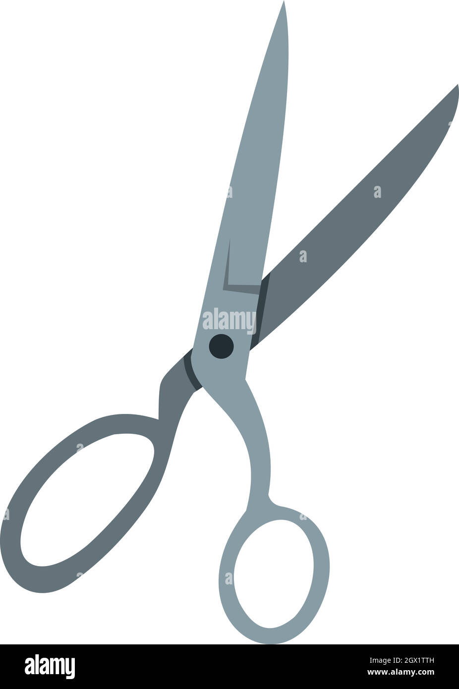 Sewing scissors icon, flat style Stock Vector Image & Art - Alamy