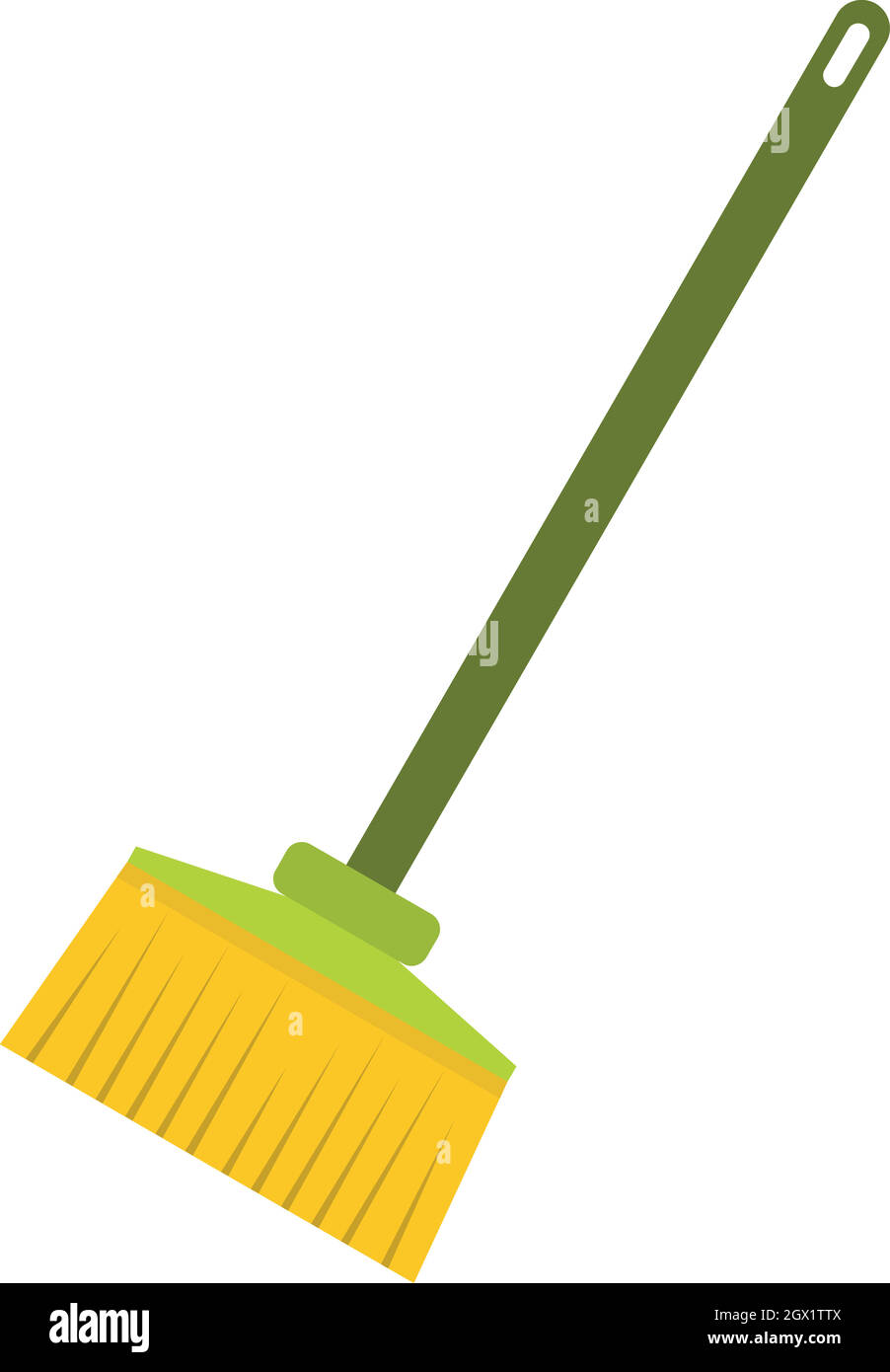 Stick broom Cut Out Stock Images & Pictures - Alamy