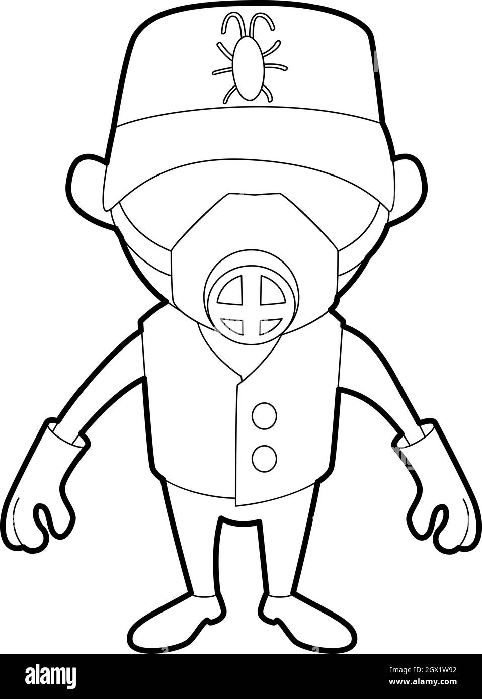 Chemical solution icon outline Stock Vector Images - Alamy