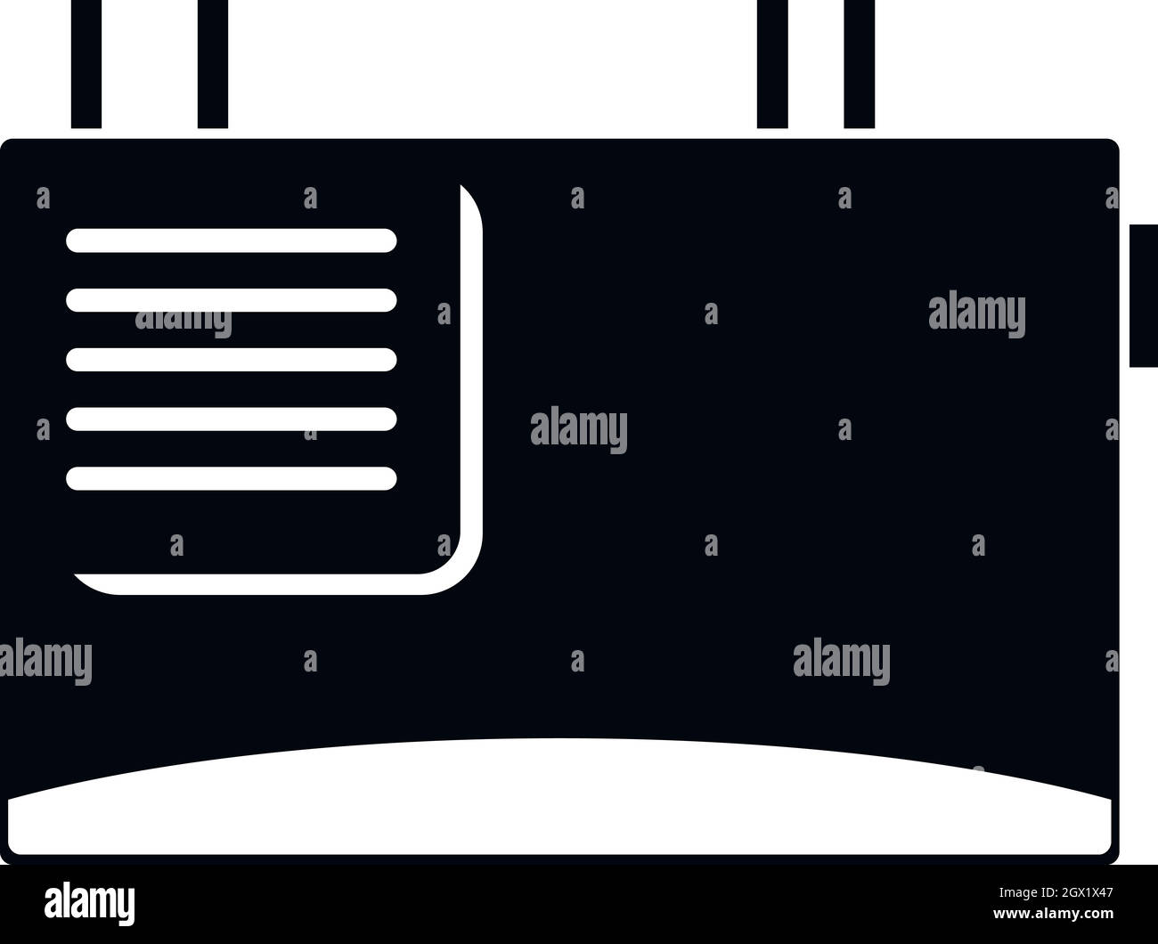 Wall router icon, simple style Stock Vector Image & Art - Alamy