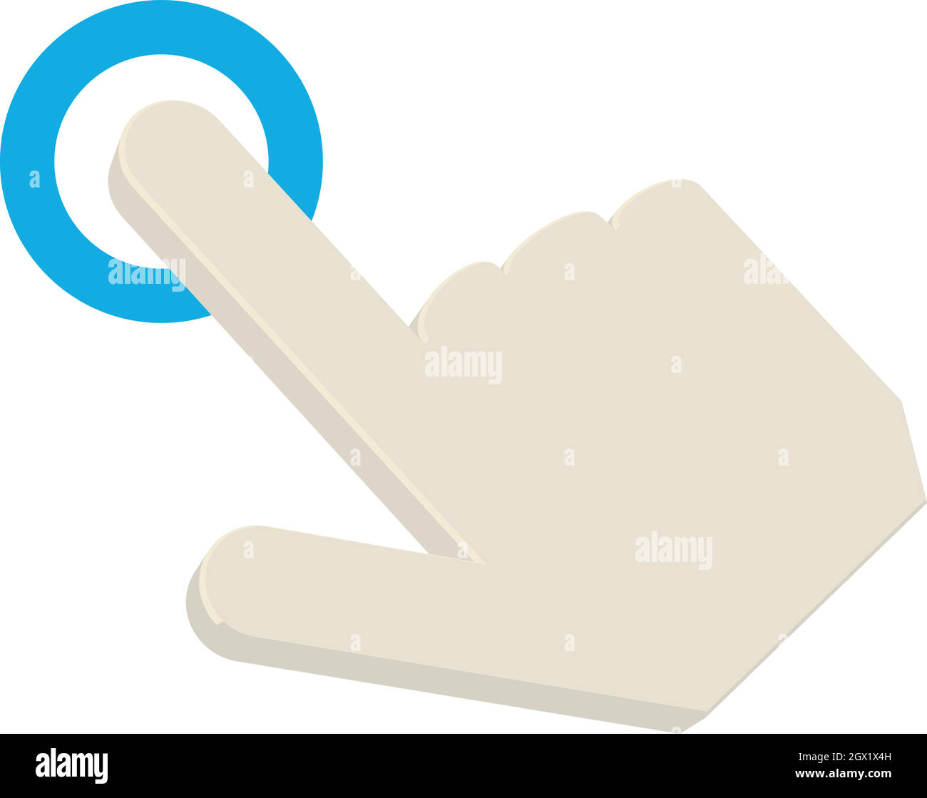 Working Cursor Icon Cartoon Style Stock Vector Image And Art Alamy