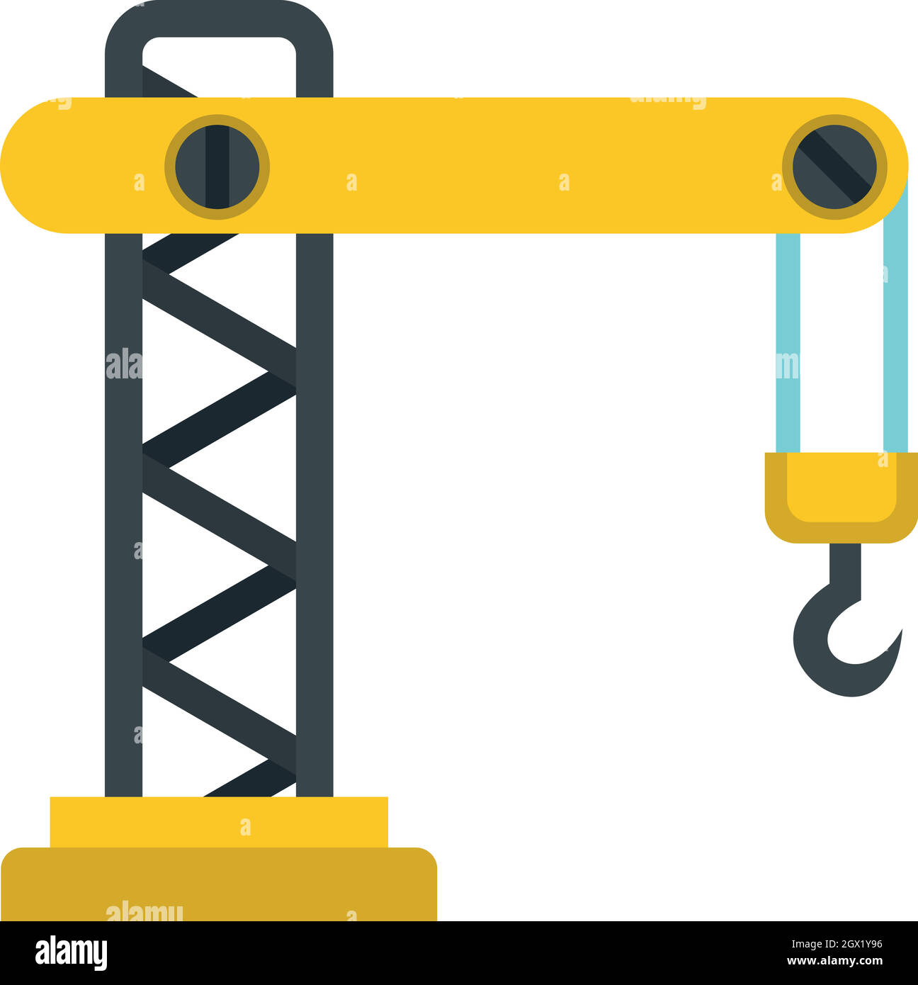 White hydraulic mobile crane hi-res stock photography and images - Alamy