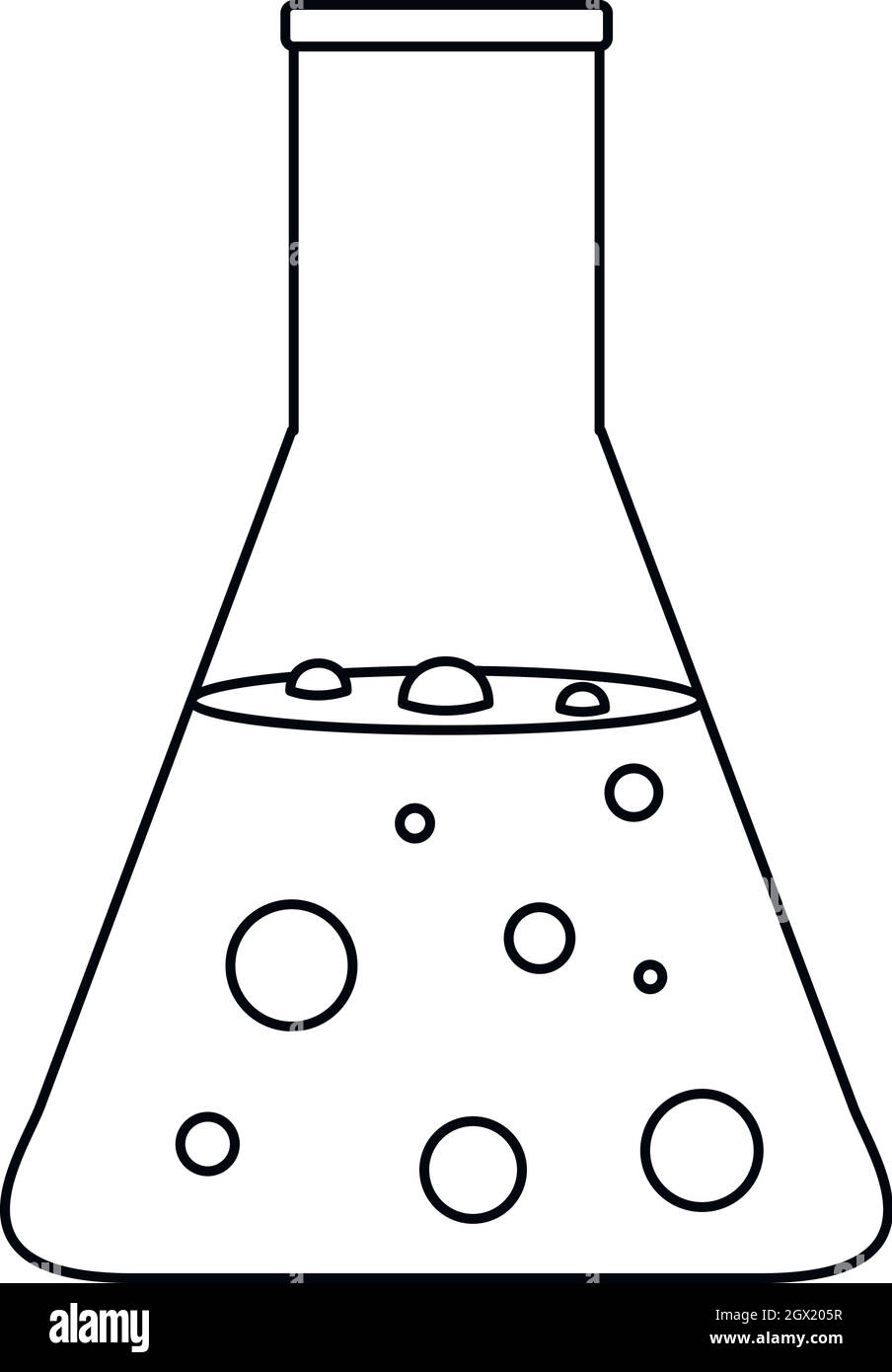Scientist chemical reaction Stock Vector Images - Alamy