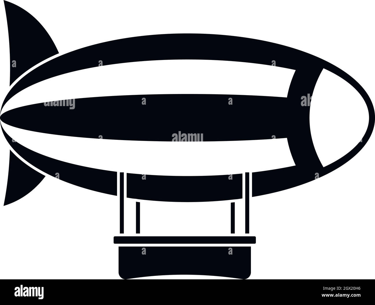Aerostat airship icon simple hi-res stock photography and images - Alamy
